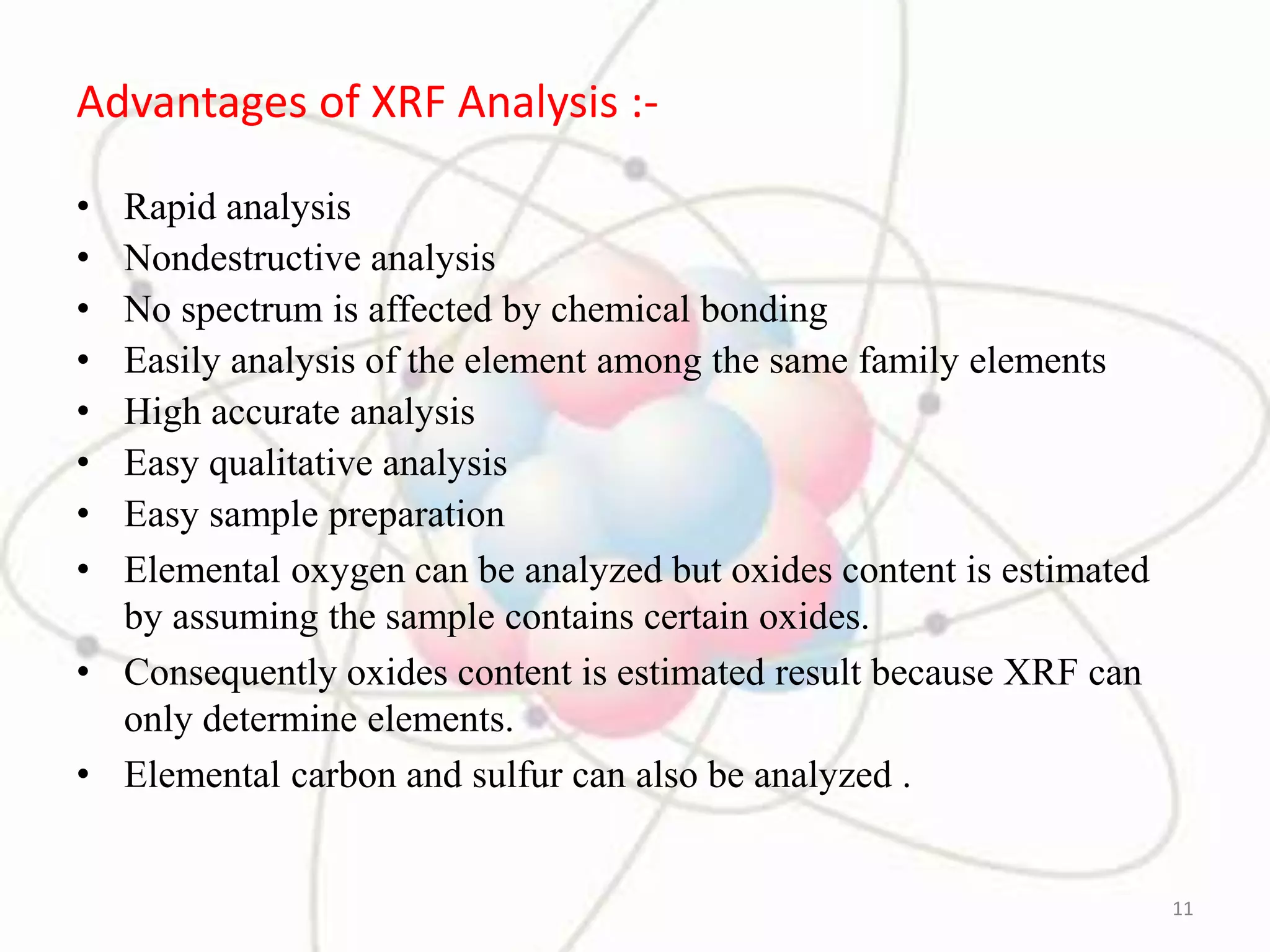 XRF Theory and Application | PPTX