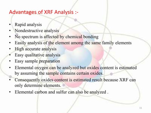 XRF Theory and Application | PPTX | Geology | Science