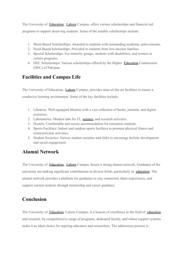 University of Education Lahore Campus Admissions Guide.pdf
