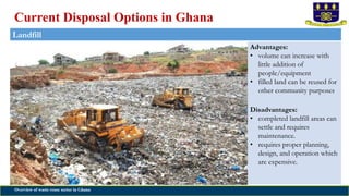 University of Ghana: Overview of the waste reuse sector in Ghana | PPT