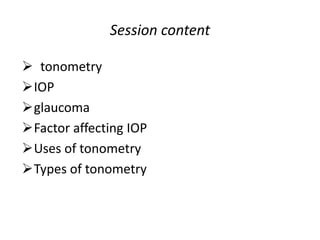 TONOMETRY | PPT