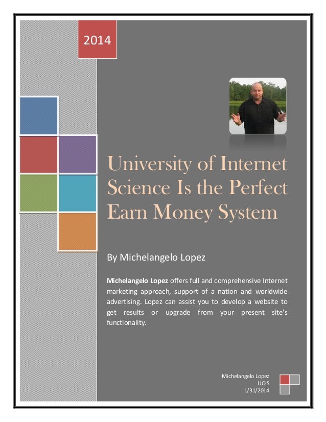 University of Internet Science is the Perfect Earn Money System