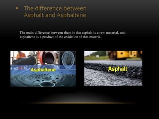 University Of Karbala, resins and asphaltene | PPTX