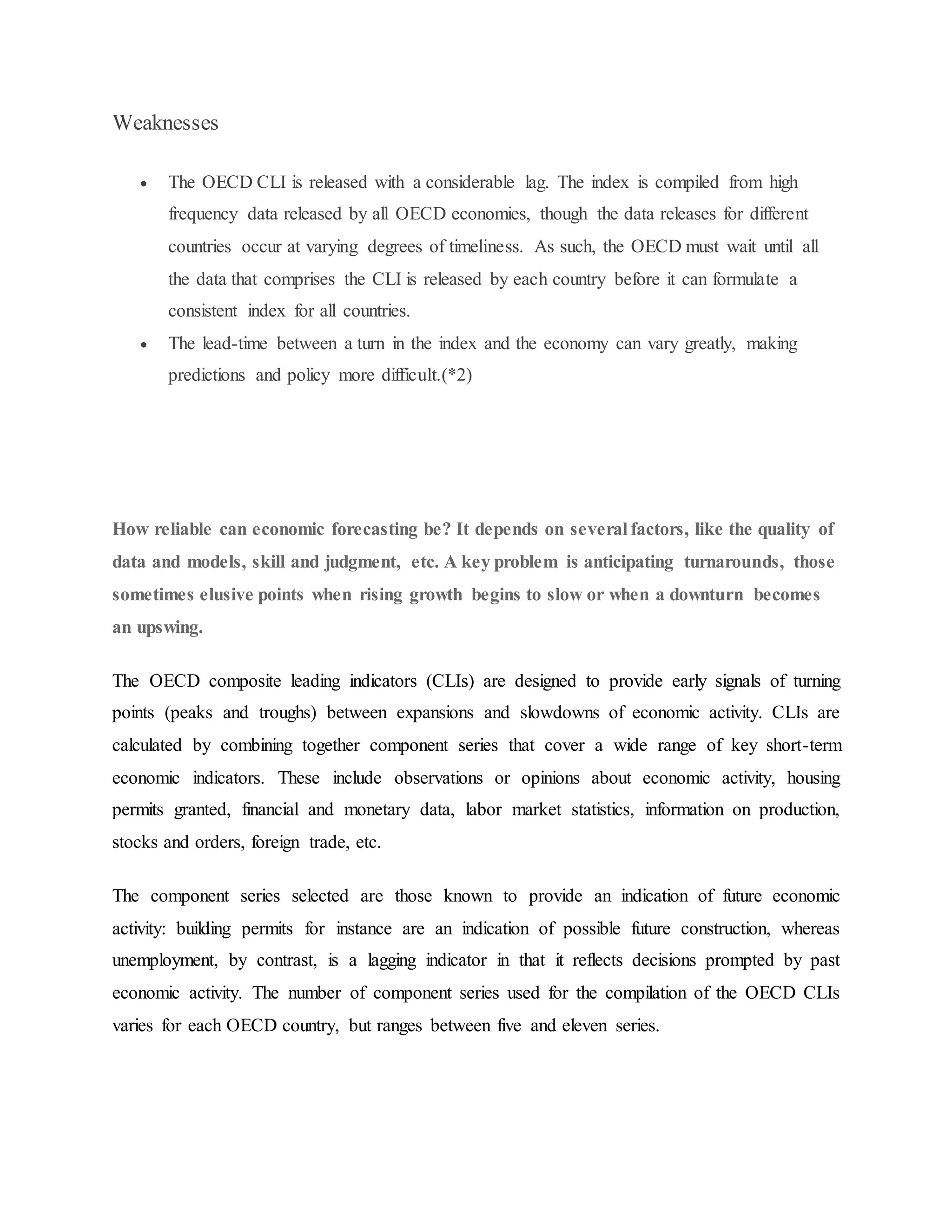 Composite Leading Indicator & how to interpret it | PDF
