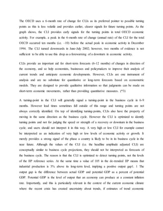 Composite Leading Indicator & how to interpret it | PDF