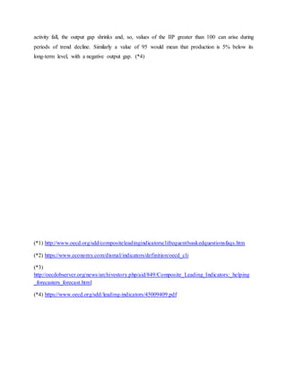 Composite Leading Indicator & how to interpret it | PDF