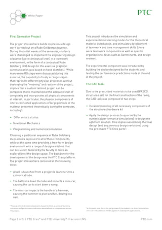 University of Maine's Brunswick Engineering Program Implements PTC ...