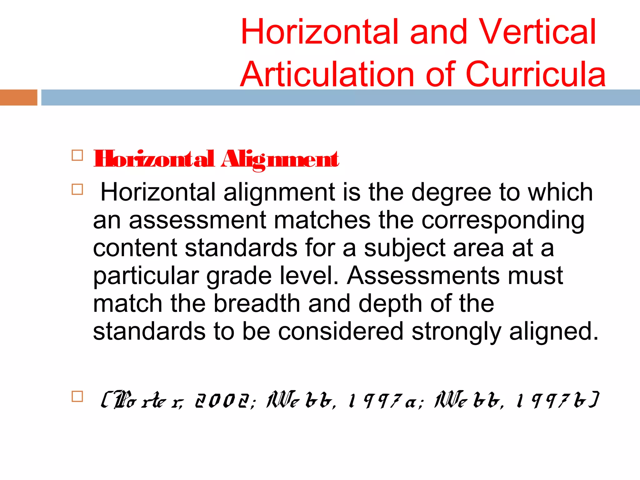 Curriculum Alignment: An Effort to raise quality education in the ...