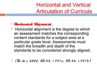 Curriculum Alignment: An Effort to raise quality education in the ...