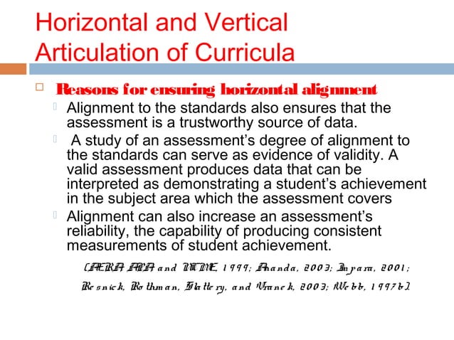 Curriculum Alignment: An Effort to raise quality education in the ...