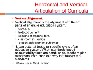 Curriculum Alignment: An Effort to raise quality education in the ...
