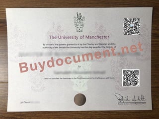 University of Manchester diploma | PPT