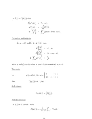 University of manchester mathematical formula tables | PDF