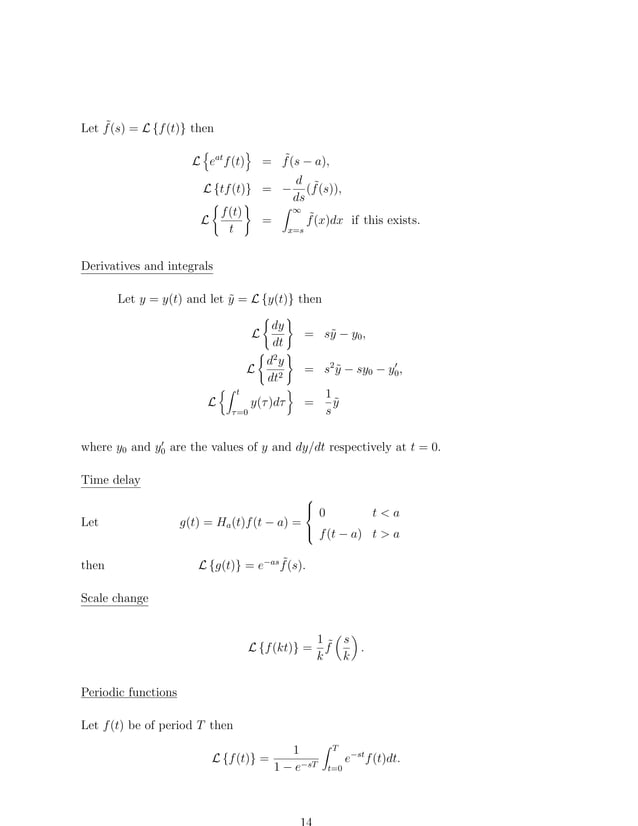 University of manchester mathematical formula tables | PDF | Physics | Science