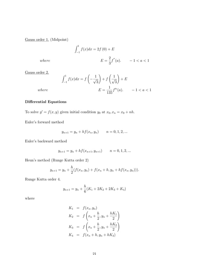 University of manchester mathematical formula tables | PDF | Physics | Science