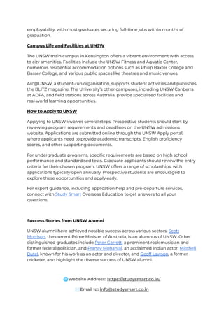 Study in - University of New South Wales | PDF