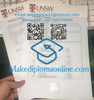 The Best Reason to Buy a UNSW Transcript, How to Buy a Fake University ...