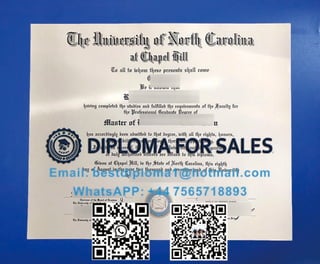 How to Order a Fake University of North Carolina at Chapel Hill Diploma | PPT