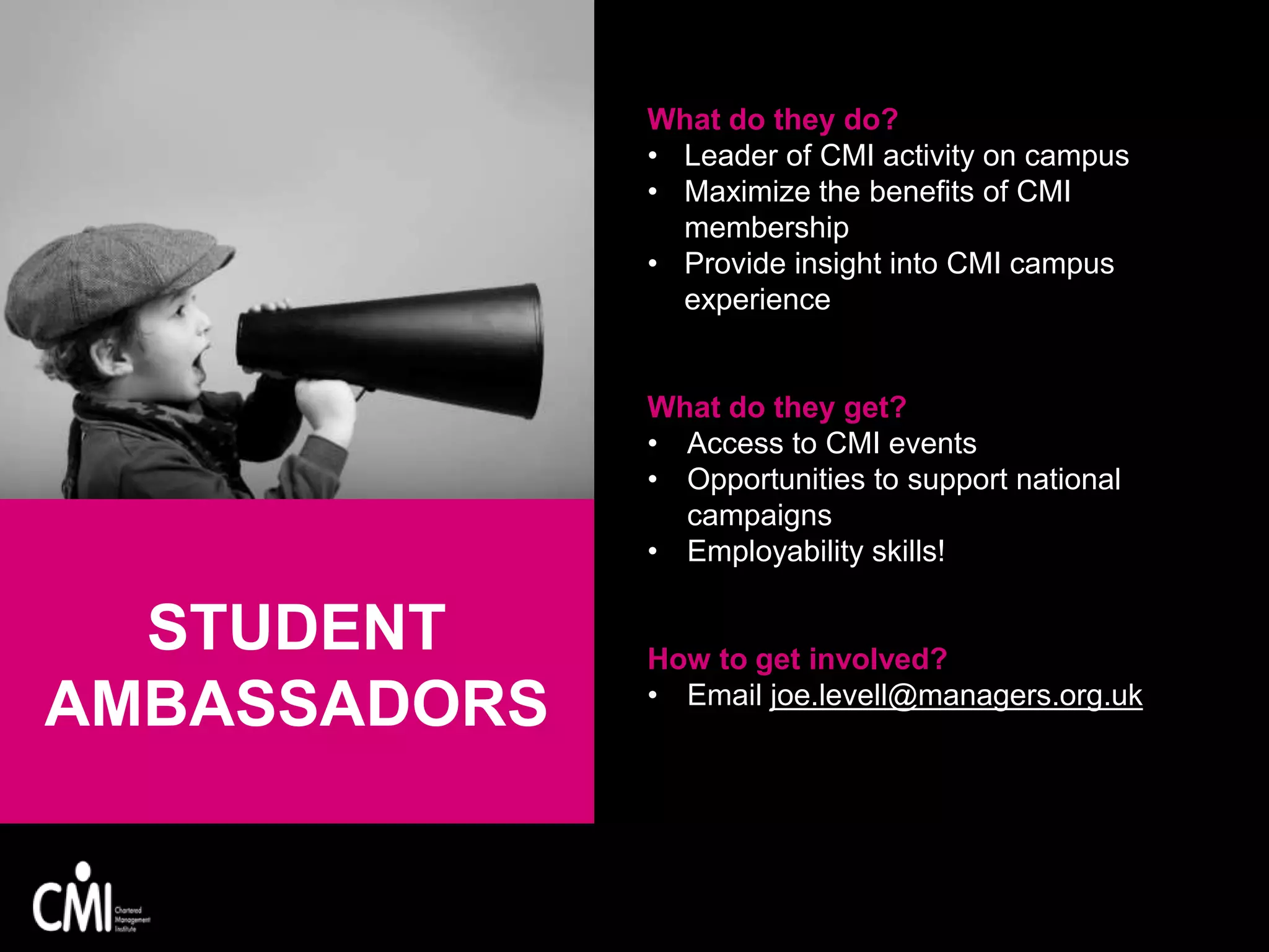 CMI: Stand out from the Crowd | PPTX