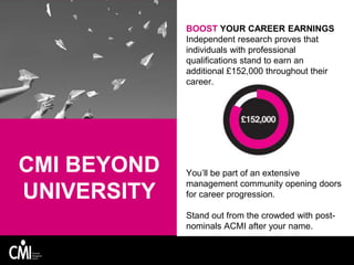 CMI: Stand out from the Crowd | PPTX