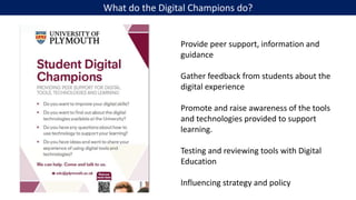 University of Plymouth Student Digtial Champions.pptx