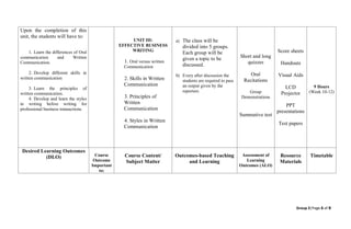 Sample Syllabus | PDF