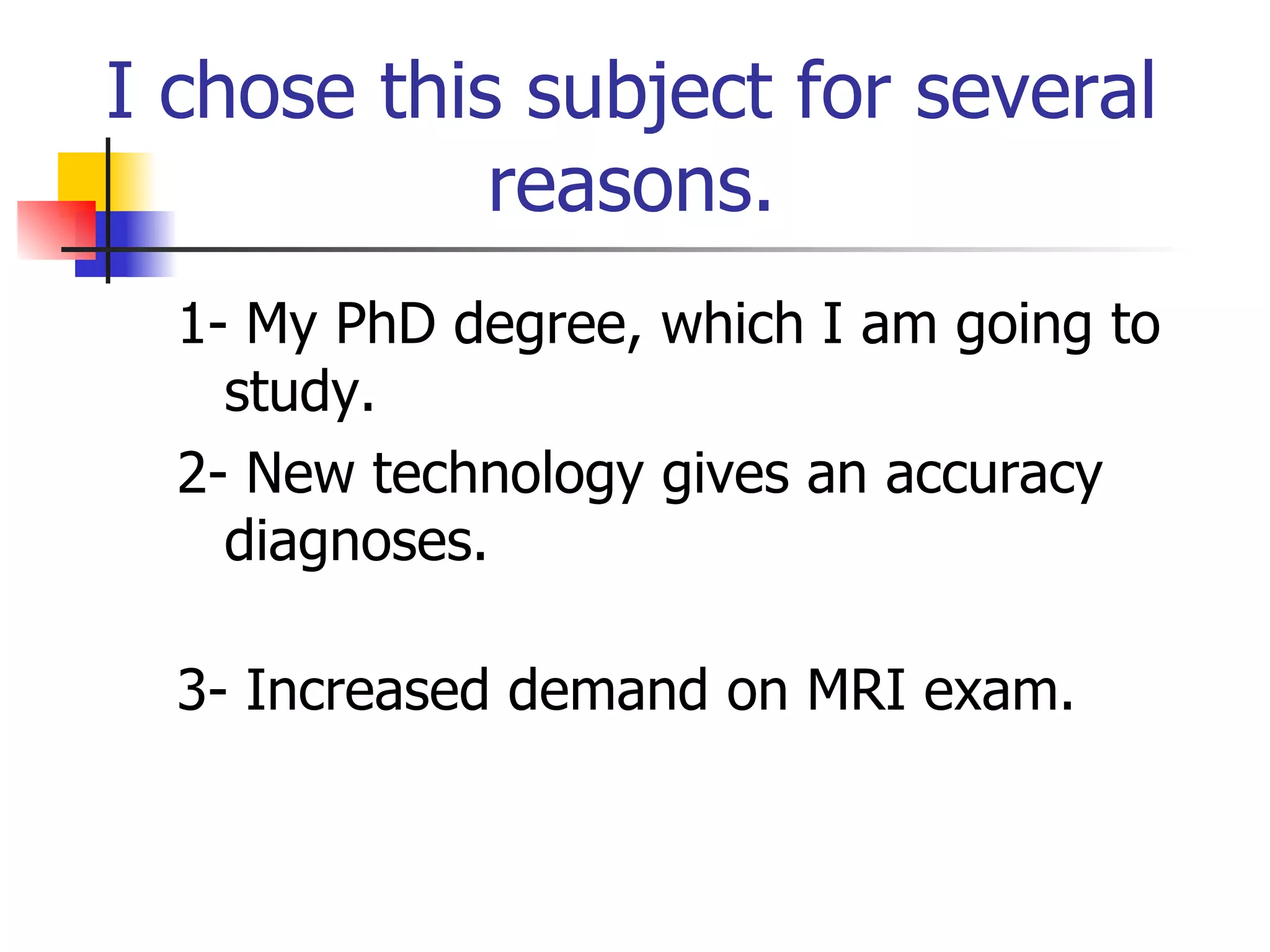 Brief Introduction to MRI | PPT