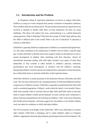 Research On Child Labor | PDF