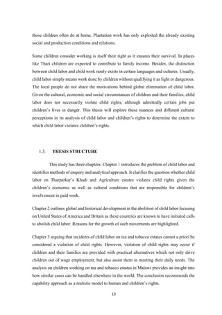 Research On Child Labor | PDF