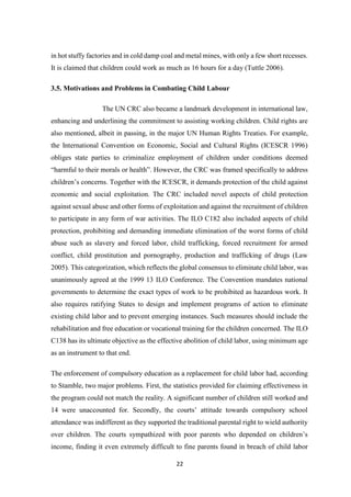 Research On Child Labor | PDF