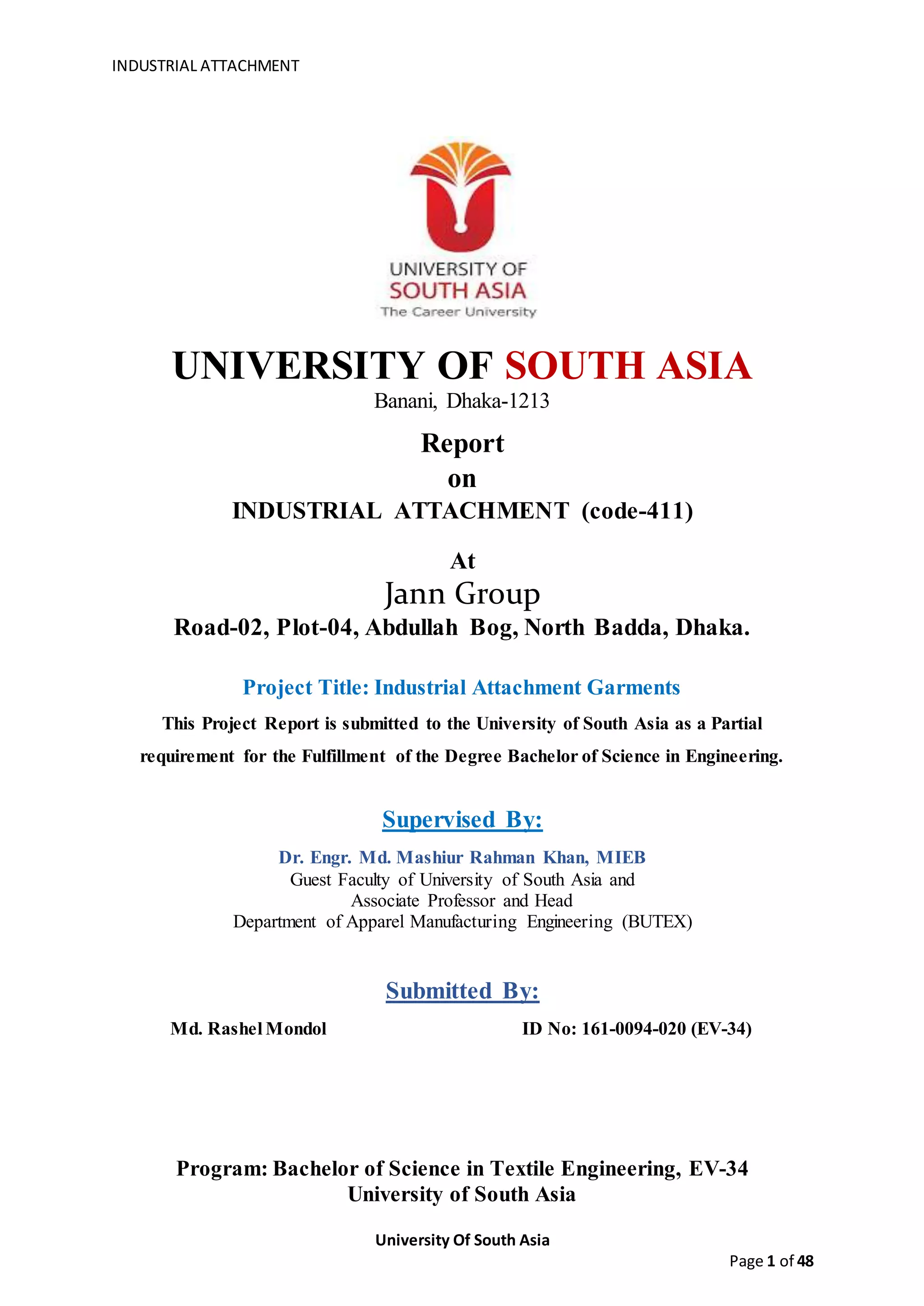 University of south asia rasel | DOCX