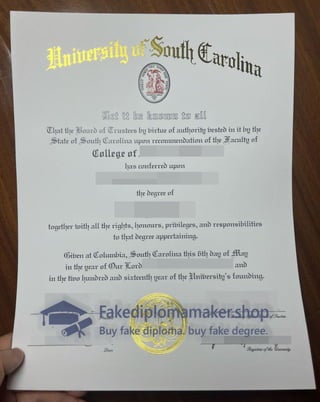 University of South Carolina degree, buy USC diploma | PDF