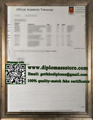 University of Southern Queensland Transcript | PDF