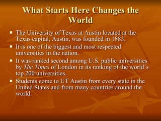University of Texas at Austin | PPT