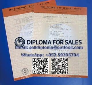 How to Get a Fake University of Texas at Austin Transcript, Fake UT ...