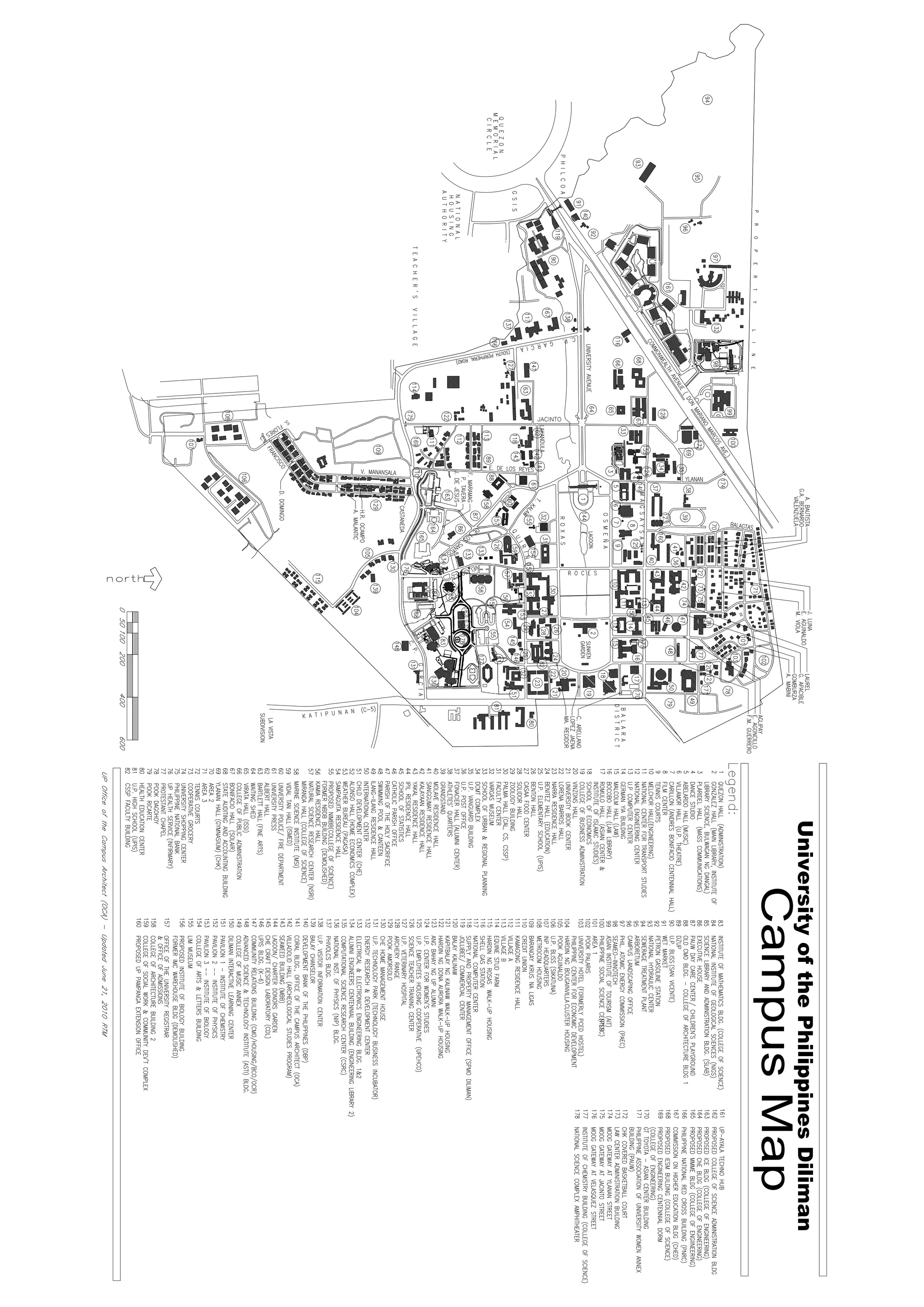 University of the Philippines Campus Map 2012 | PDF | College Education ...