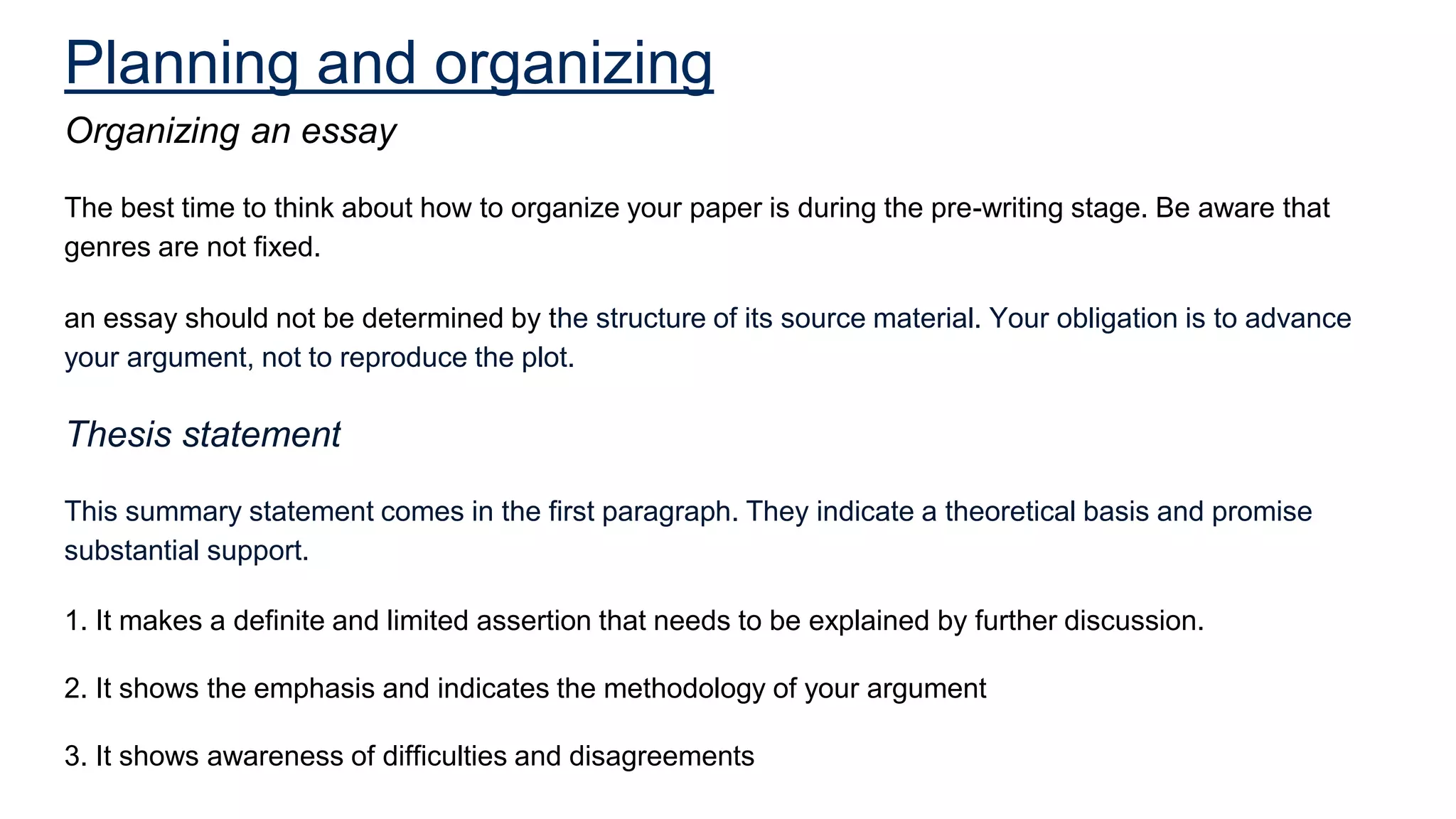 University of toronto. writing advice | PPTX | Internet for Beginners ...