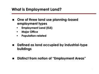 University Of Toronto Nature Of Employment Lands | PPTX