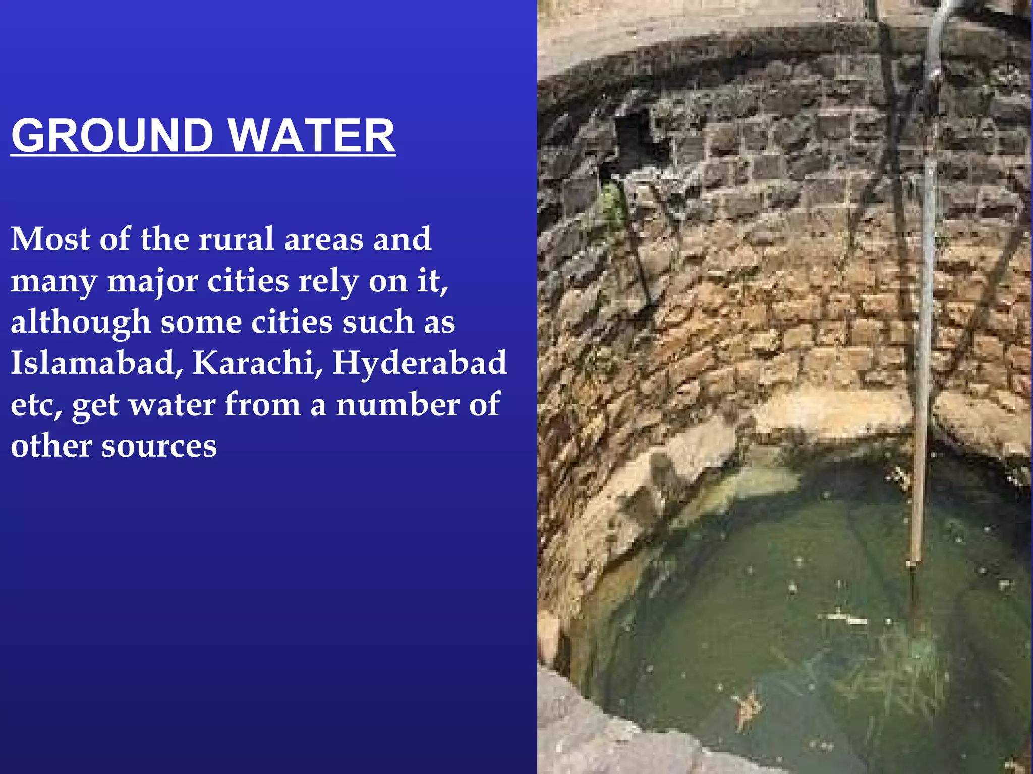 WATER POLLUTION IN PAKISTAN | PPT