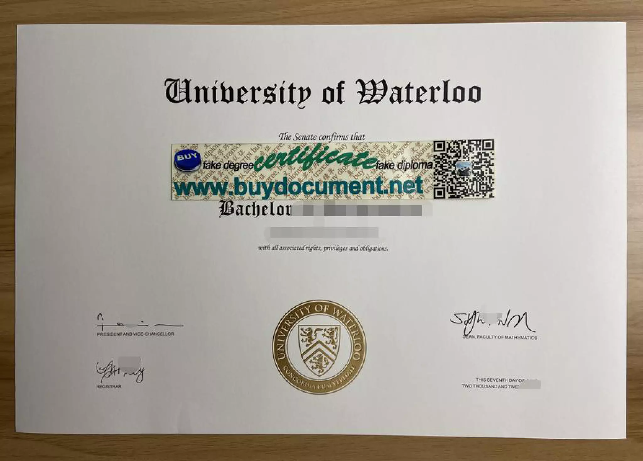 University Of Waterloo diploma | PPT