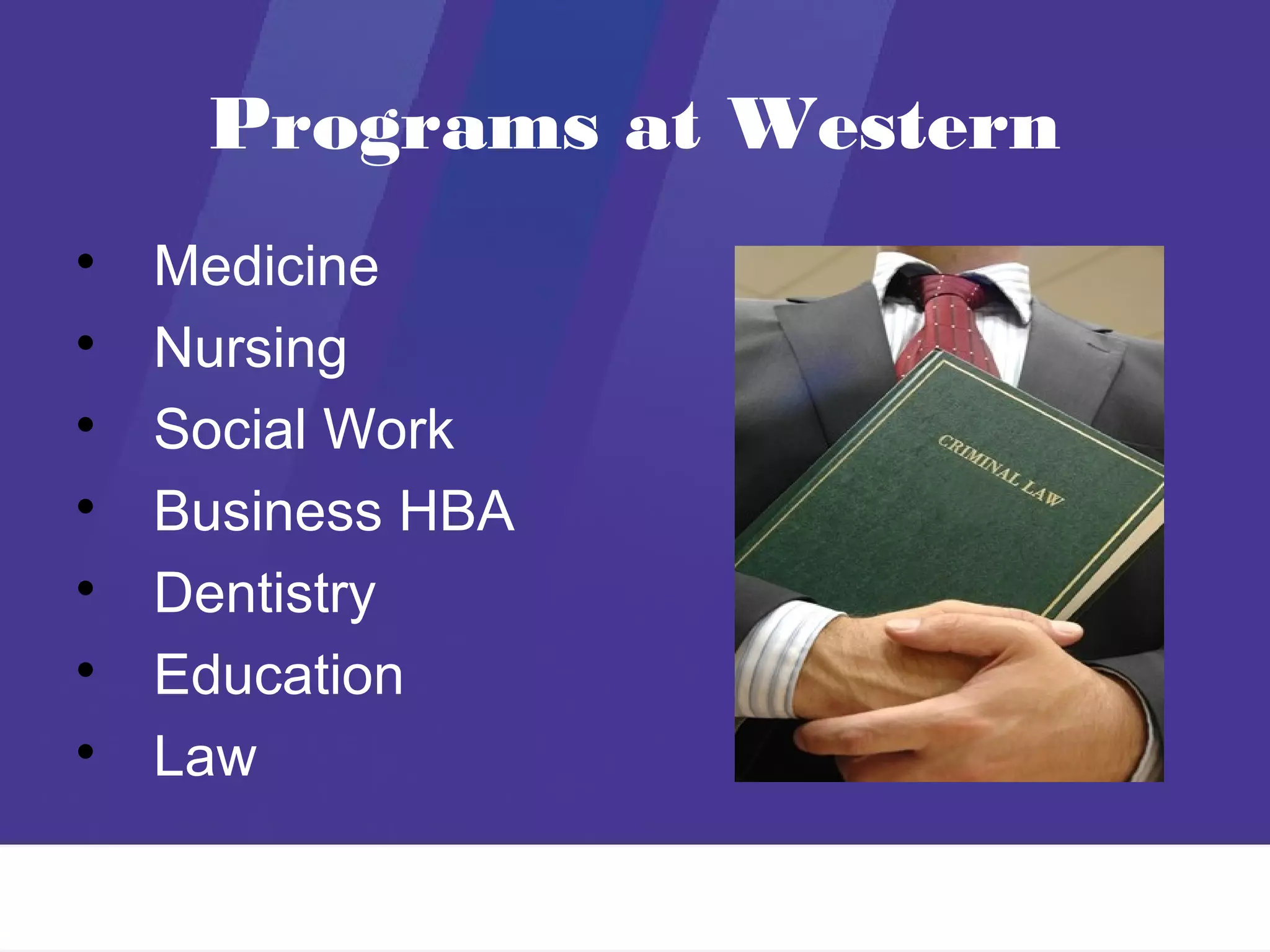 An Introduction to Western University | PPT