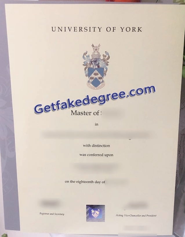 University of York degree transcript | PDF