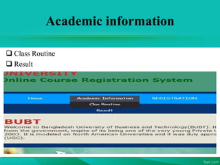 University online course registration system | PPTX
