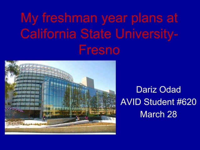 Dariz.Odad.FresnoState | PPT
