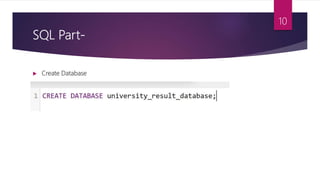 University result management system | PPTX