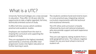 University Technical College - Forensic Science | PPT