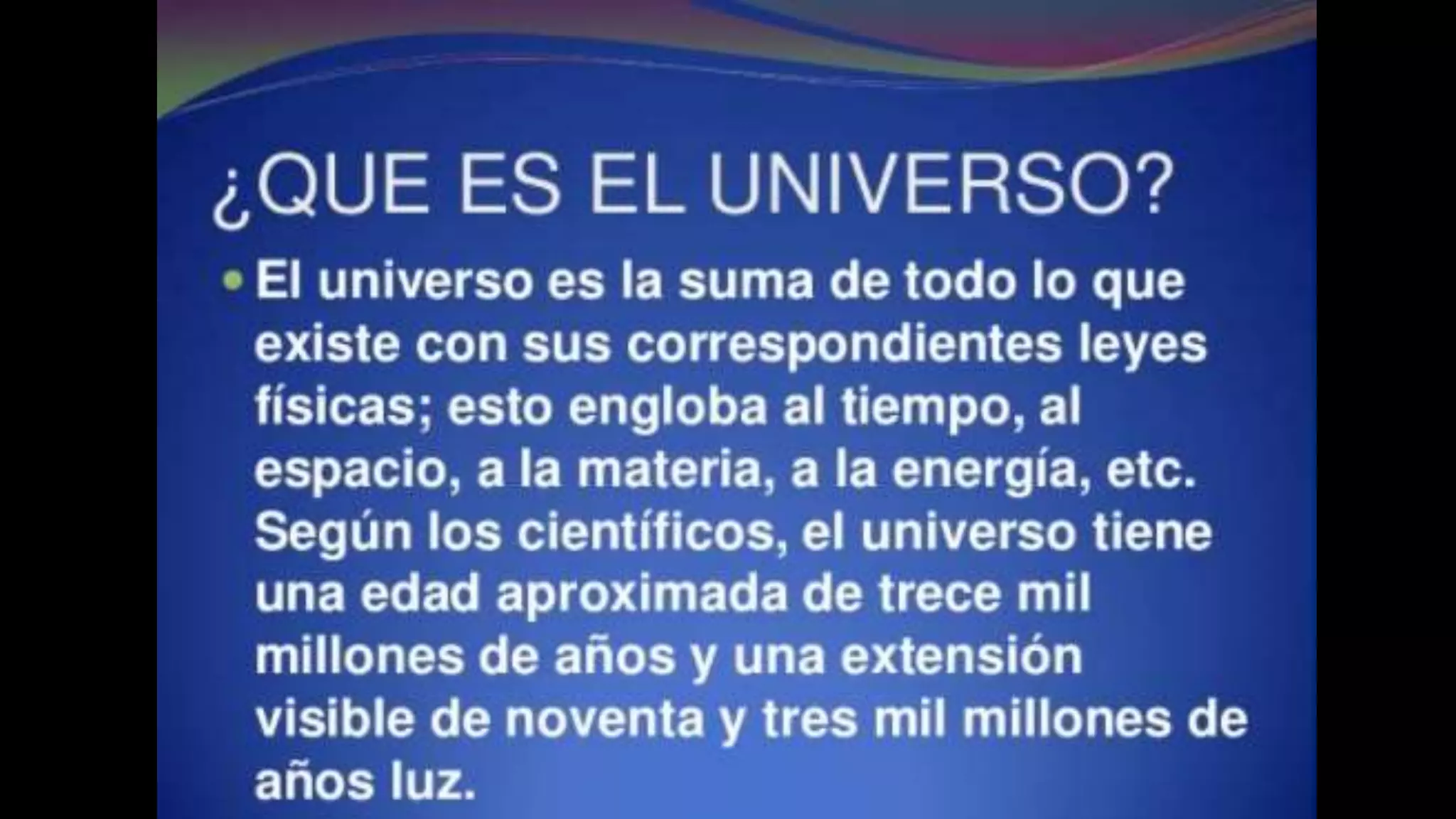 Nuestro Universo | PPTX