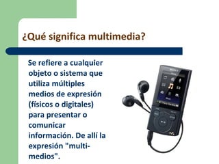 Universo multimedia, la imagen y el sonido digital. (3ª evaluación) | PPT