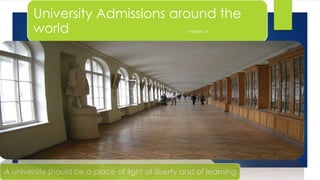 Universty admissions around the world | PPTX