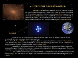 Universul | PPT